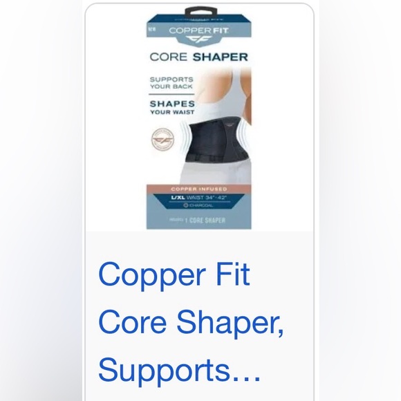 Copper Fit | Accessories | Copper Fit Core Shaper Black | Poshmark
